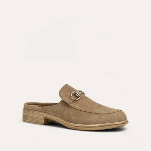 Naot | Shoes | New Naot Womens Halny Suede Mule In Almond | Poshmark